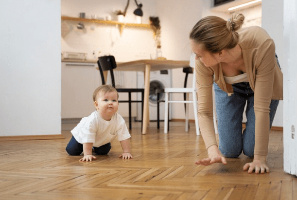 Something Added to Stairs When a Baby Starts Walking